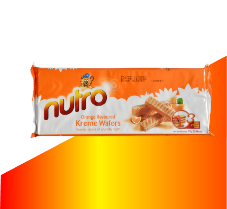 NUTRO Orange Kreme Flavoured Wafers - Online Shopping | Kampala, Uganda